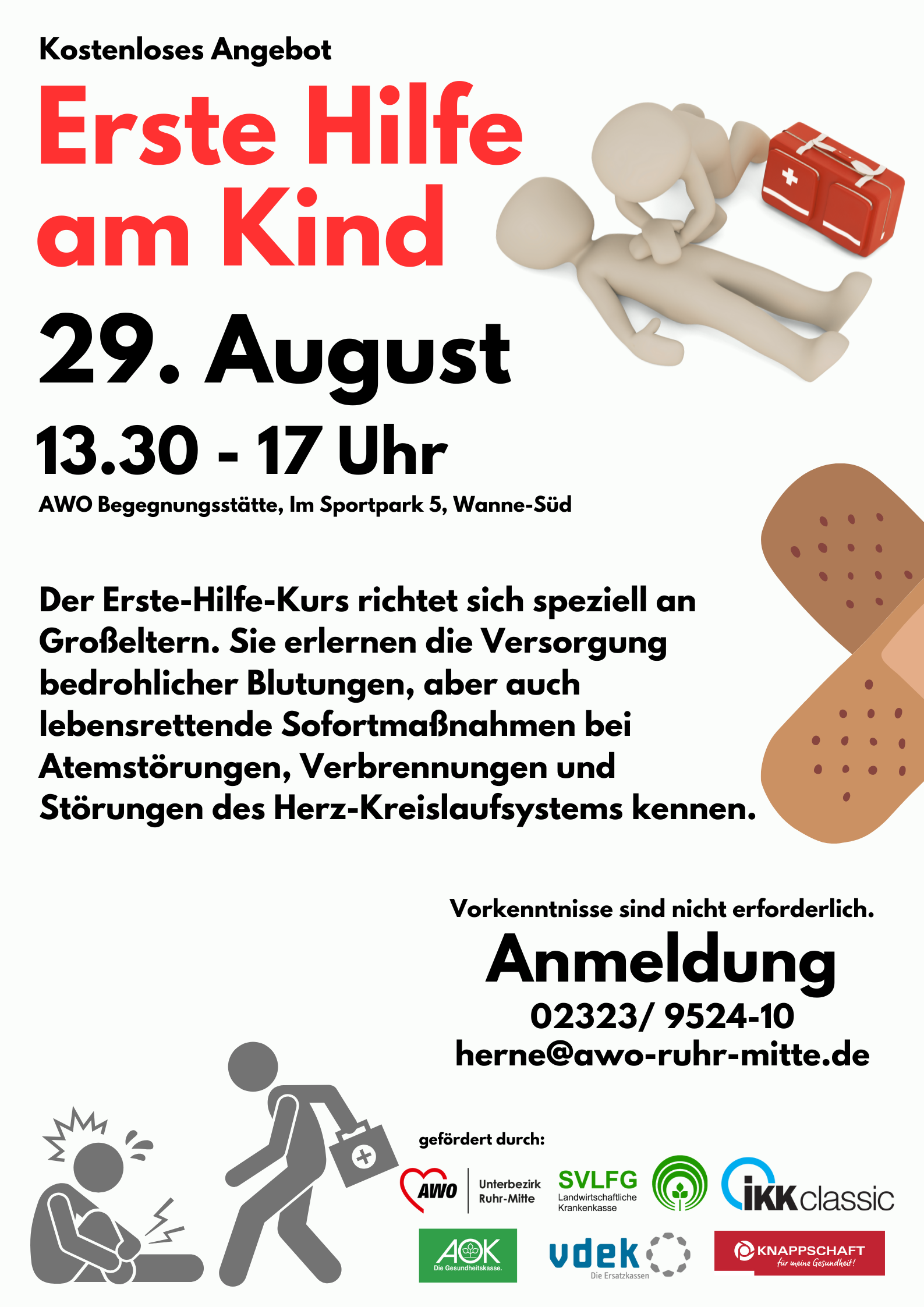 Für Großeltern: Kursangebot „Erste Hilfe am Kind“ – Arbeiterwohlfahrt (AWO)